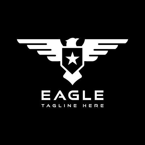 Gradient space star logo design Royalty Free Vector Image