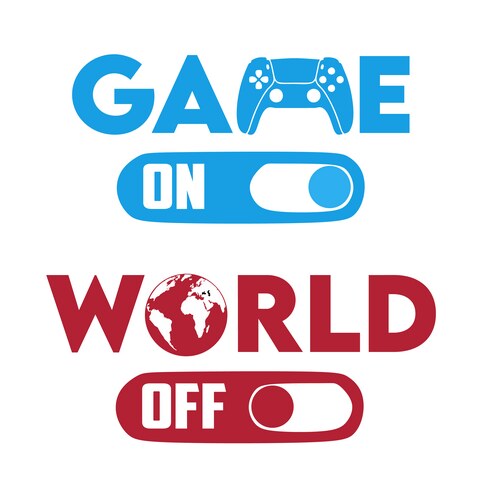 Gaming zone poster for gamer Royalty Free Vector Image