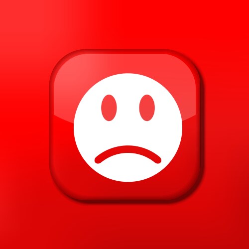 Red Sad Smiley Vector Images (over 3,500)