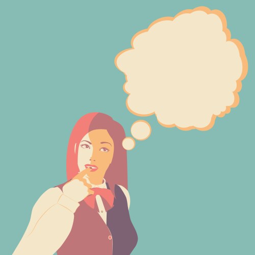 Girl Thinking Clipart Vector Images (over 470)