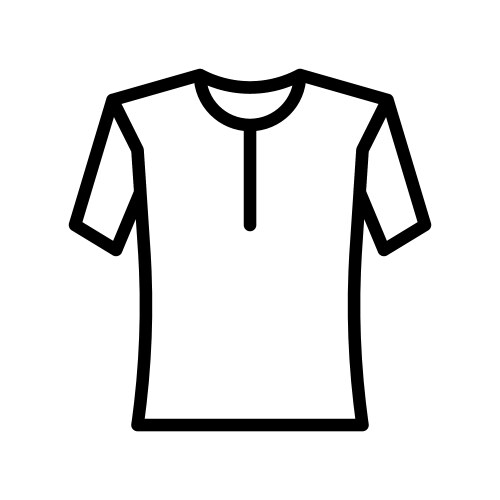 Men clothing icon set line style Royalty Free Vector Image