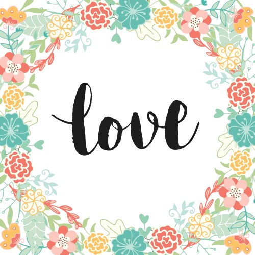 Saint hand drawn lettering text Royalty Free Vector Image