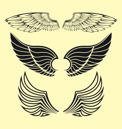 Wings Royalty Free Vector Image - VectorStock