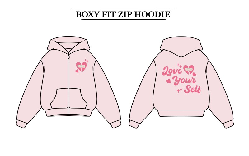 Premium design mock up boxy croptop Royalty Free Vector