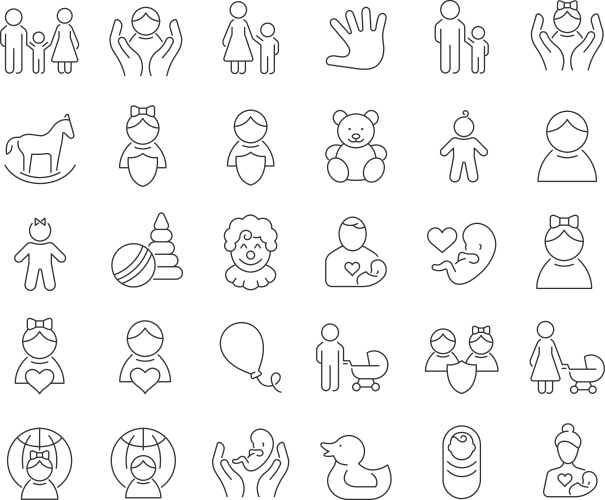 Children doing household chores Royalty Free Vector Image