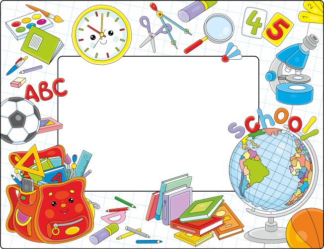 School Border Frame Vector Images (over 14,000)