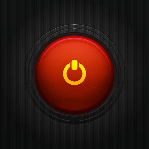 Black round buttons green and red arrows as up Vector Image