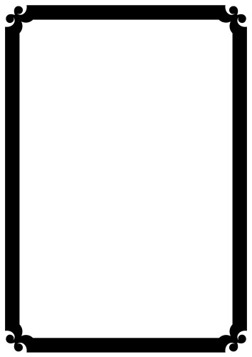 Page border a4 design for project Royalty Free Vector Image