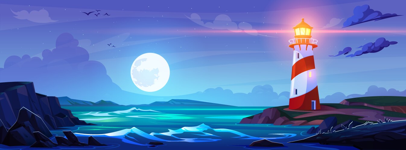 Lighthouse Cartoon Vector Images (over 4,300)