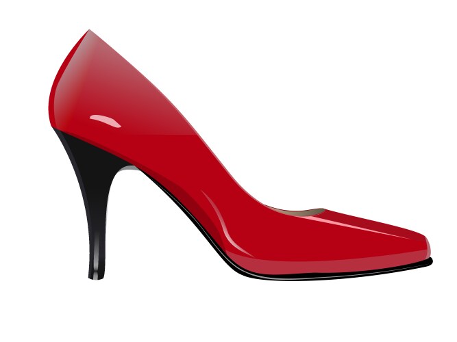 Elegant high heels Royalty Free Vector Image - VectorStock