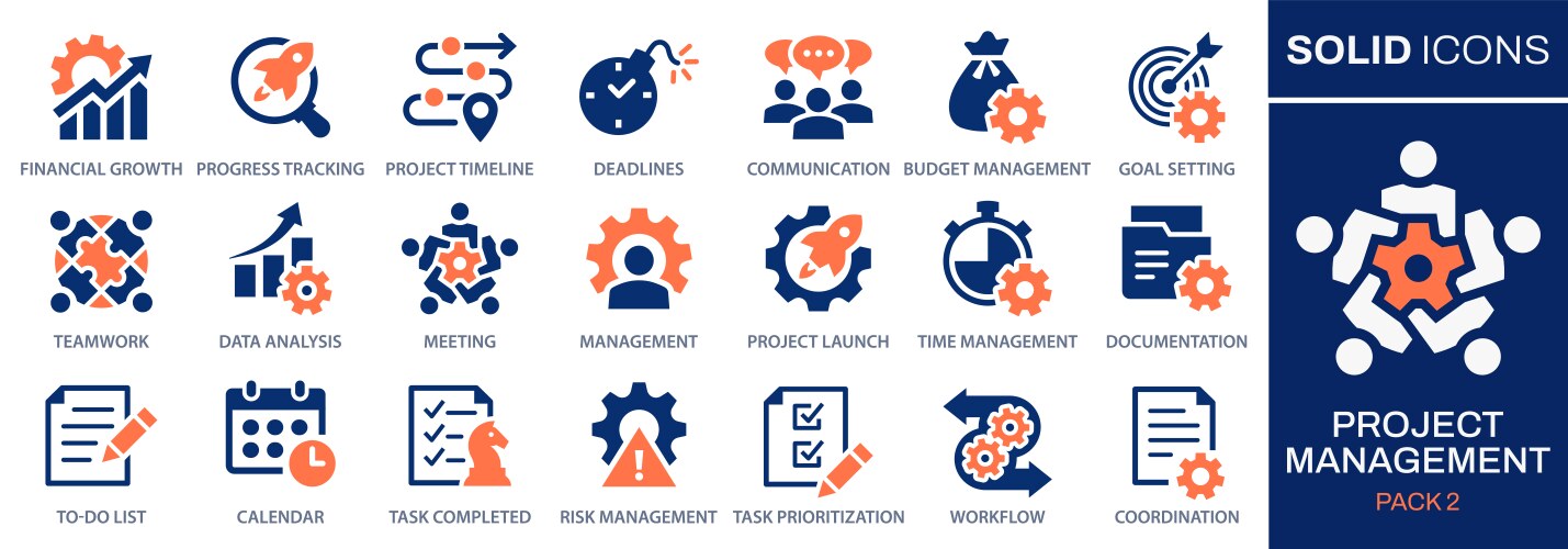 Project management Vector Images & Graphics for Commercial Use ...