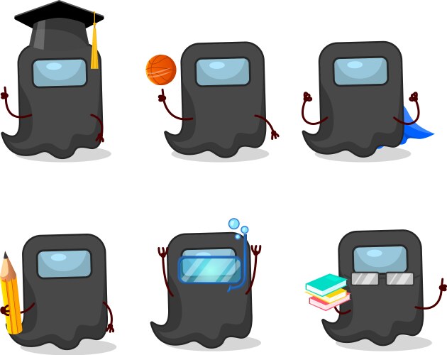 Among Us Hats Vector Images (82)