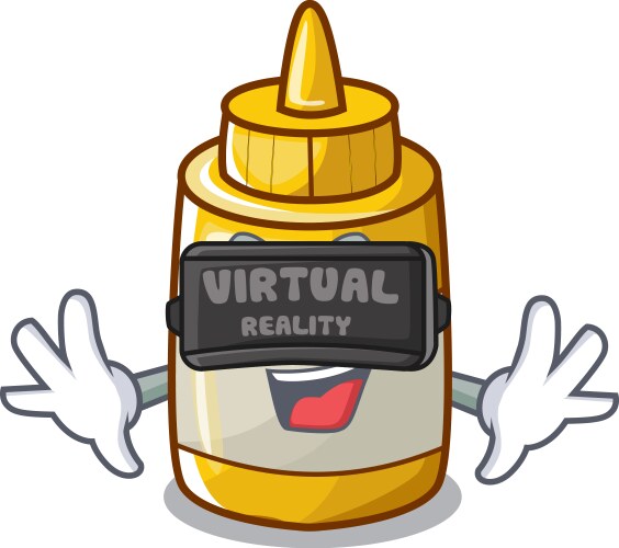 Crying yellow mustard in plastic bottle cartoon Vector Image