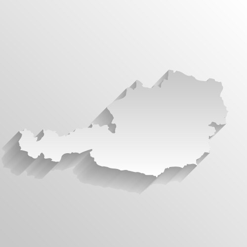 Austria political map of administrative divisions Vector Image