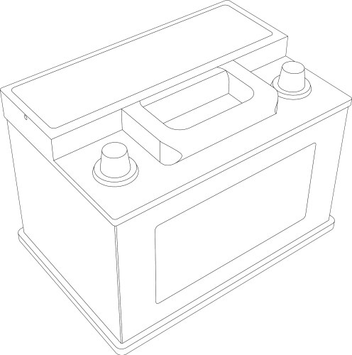 Cylindrical 18650 lithium ion battery cells Vector Image