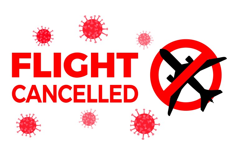 Flight delay sign or stamp Royalty Free Vector Image