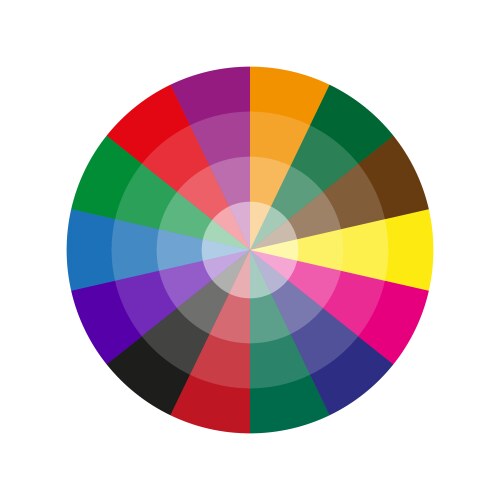 Color Spectrum Wheel Vector Images (over 2,500)