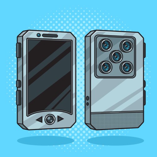 Girl talking phone pop art style Royalty Free Vector Image