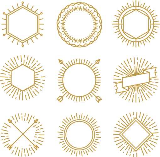 Set of logo design templates Royalty Free Vector Image