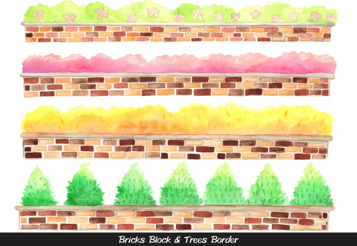 Green grass on soil mound border Royalty Free Vector Image