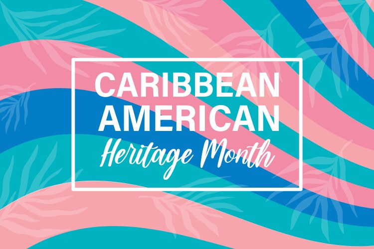 Caribbean american heritage month Royalty Free Vector Image
