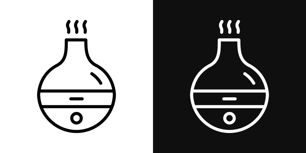 Diffuser icon set scent reed aromatherapy symbol Vector Image