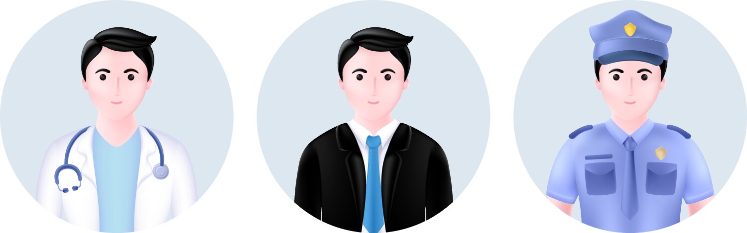 Handsome Avatar Vector Images (over 17,000)