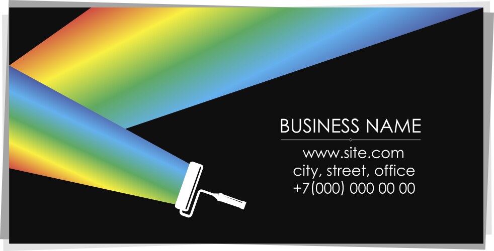 Painters Business Cards Vector Images (over 540)