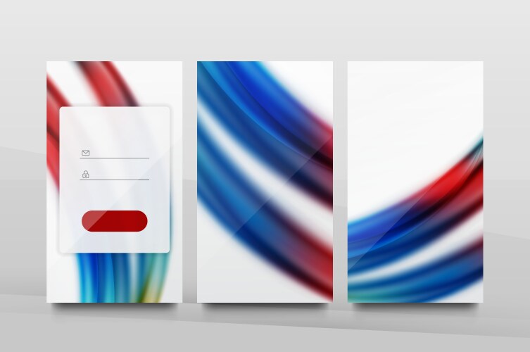 Mobile background ui Royalty Free Vector Image