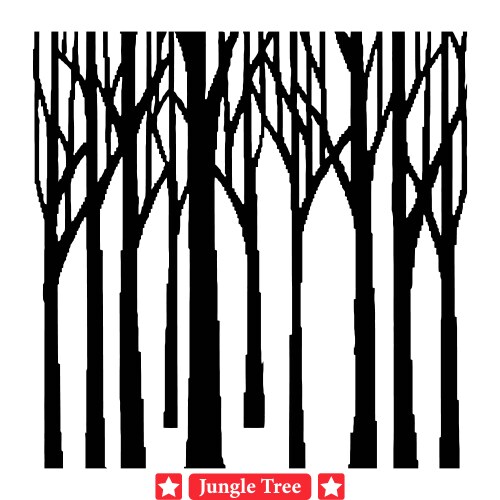 Tropical paradise essence captivating jungle tree Vector Image