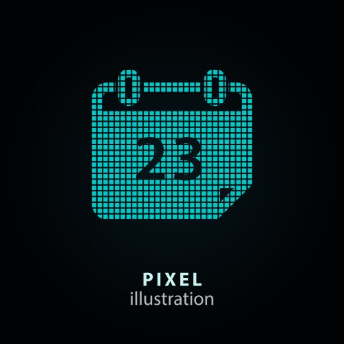 Calendar Pixel Art Vector Images (over 510)