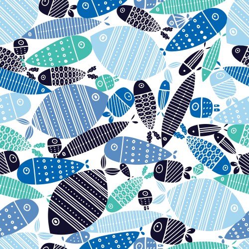 Colorful decorative fish Royalty Free Vector Image