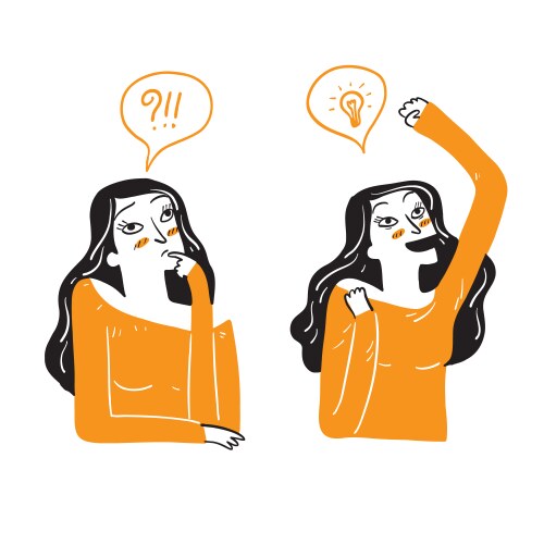 Thinking Cartoon Vector Images (over 91,000)