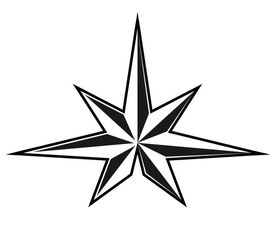 Seven Point Star Vector Images (over 120)