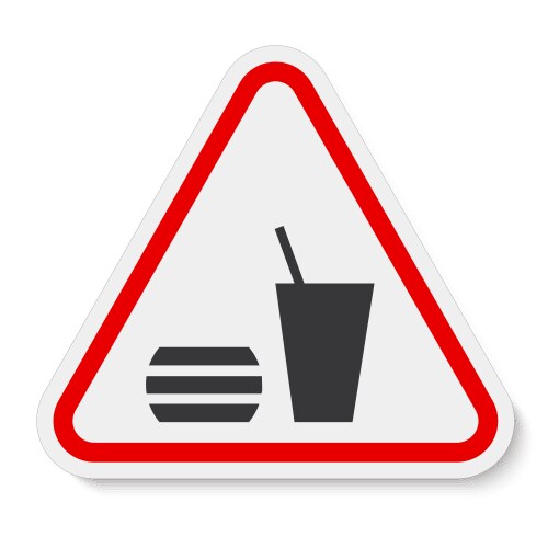 Do not Eat Symbol Vector Images (over 380)