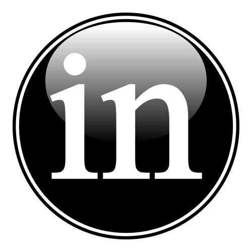 Icon White Linkedin Vector Images (over 440)