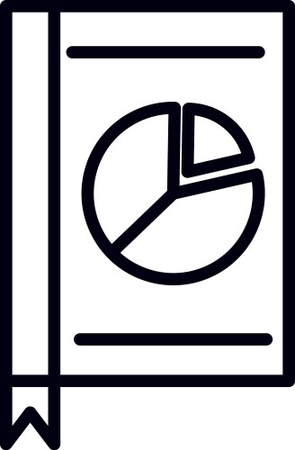 Math diagram icon Royalty Free Vector Image - VectorStock