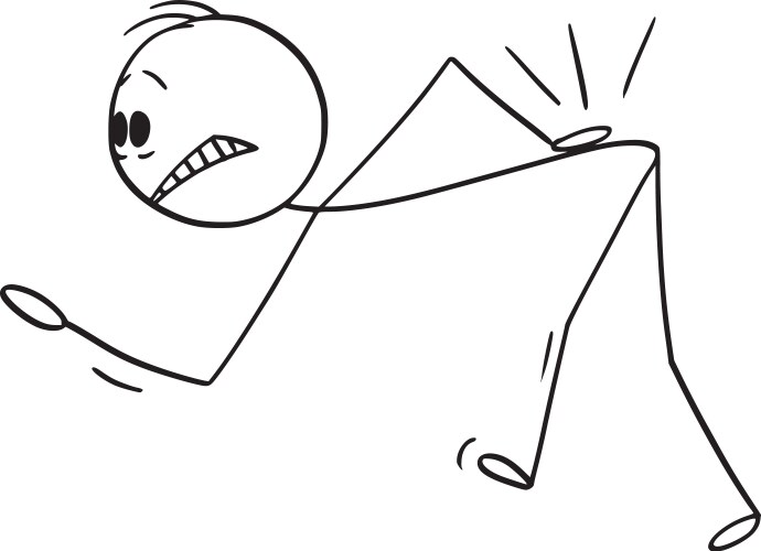 Stickman Injury Vector Images (92)
