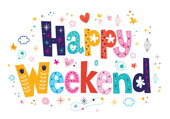 Happy Weekend Vector Images (over 26,000)