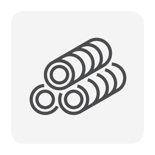 Hdpe pipe icon Royalty Free Vector Image - VectorStock