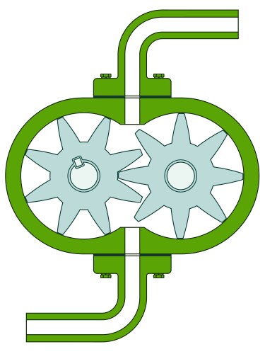 Centrifugal compressor pattern Royalty Free Vector Image