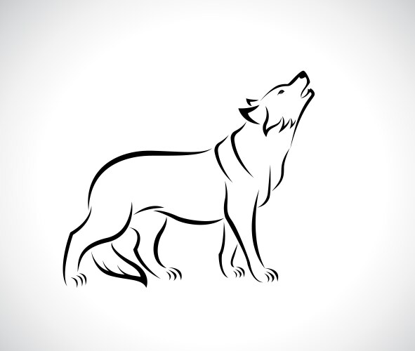 Wolf Outline Vector Images (over 5,400)