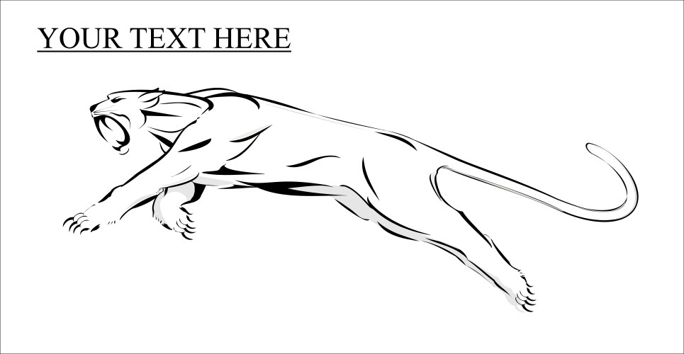 Leaping lion logo Vector Images & Graphics for Commercial Use | VectorStock