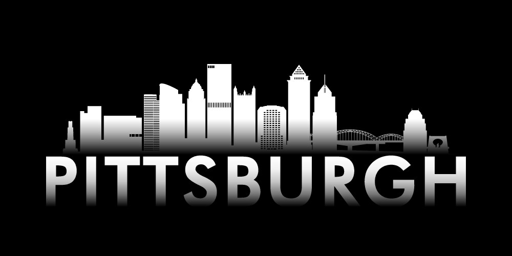 Pittsburgh Skyline Vector Images (over 120)