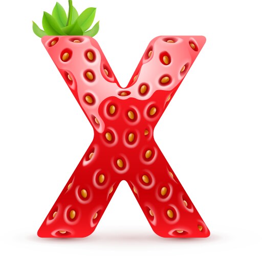 Tasty alphabet Royalty Free Vector Image - VectorStock