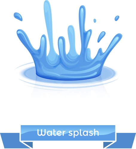 Coffee splash elements Royalty Free Vector Image