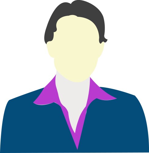 Woman avatar professional icon Royalty Free Vector Image