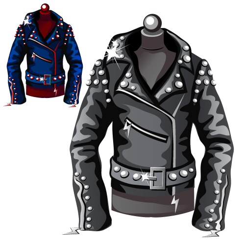 Biker Leather Jacket Vector Images (over 950)