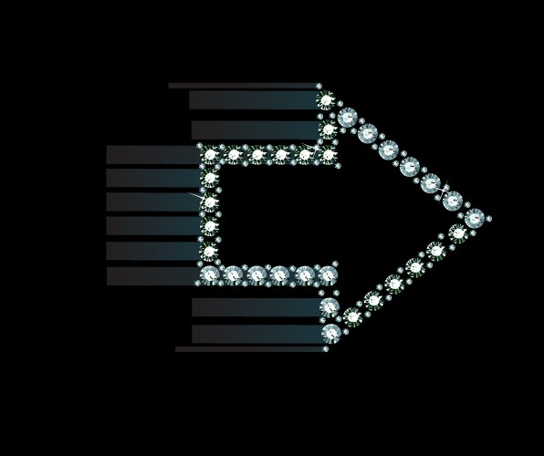 Diamond question mark Royalty Free Vector Image