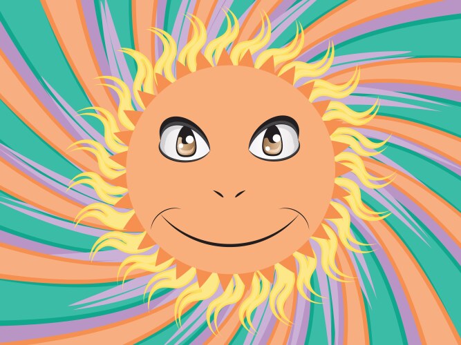 Happy Sun Face Vector Images (over 10,000)